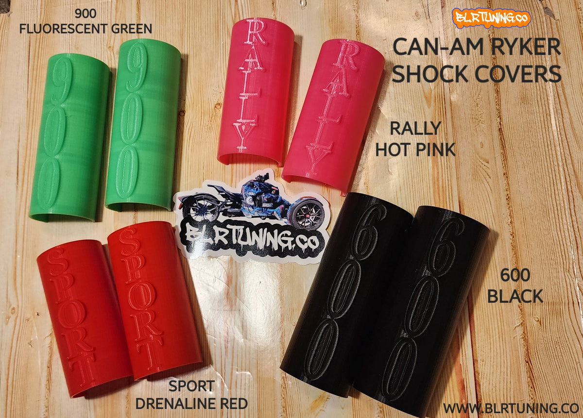 CAN-AM RYKER SHOCK COVERS NEW TEXT CHOICES RALLY SPORT 600 900 – Treal ...