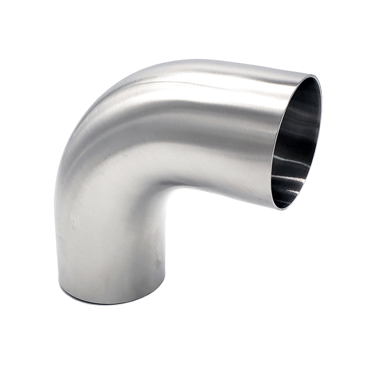 4.000" 14ga Tight Radius 90° Mandrel Bend w/ 2" Tangents - (4.000" CLR ...