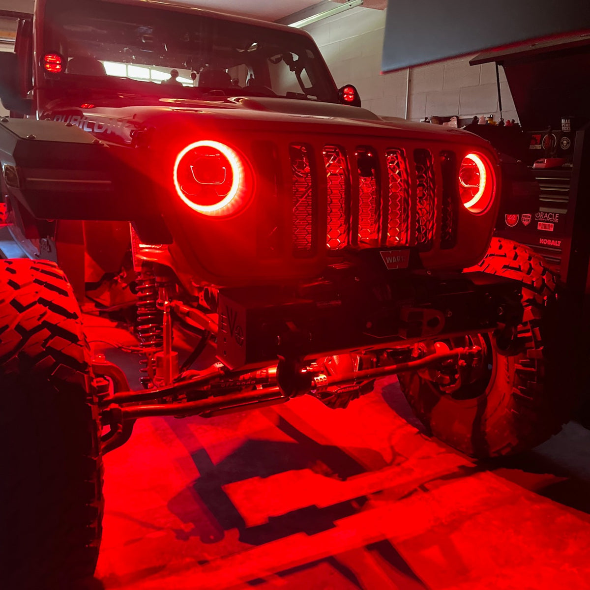 Infinite Offroad | HEADLIGHT: 9" - ARES RGB+W (COMPATIBLE WITH ROCK LI ...