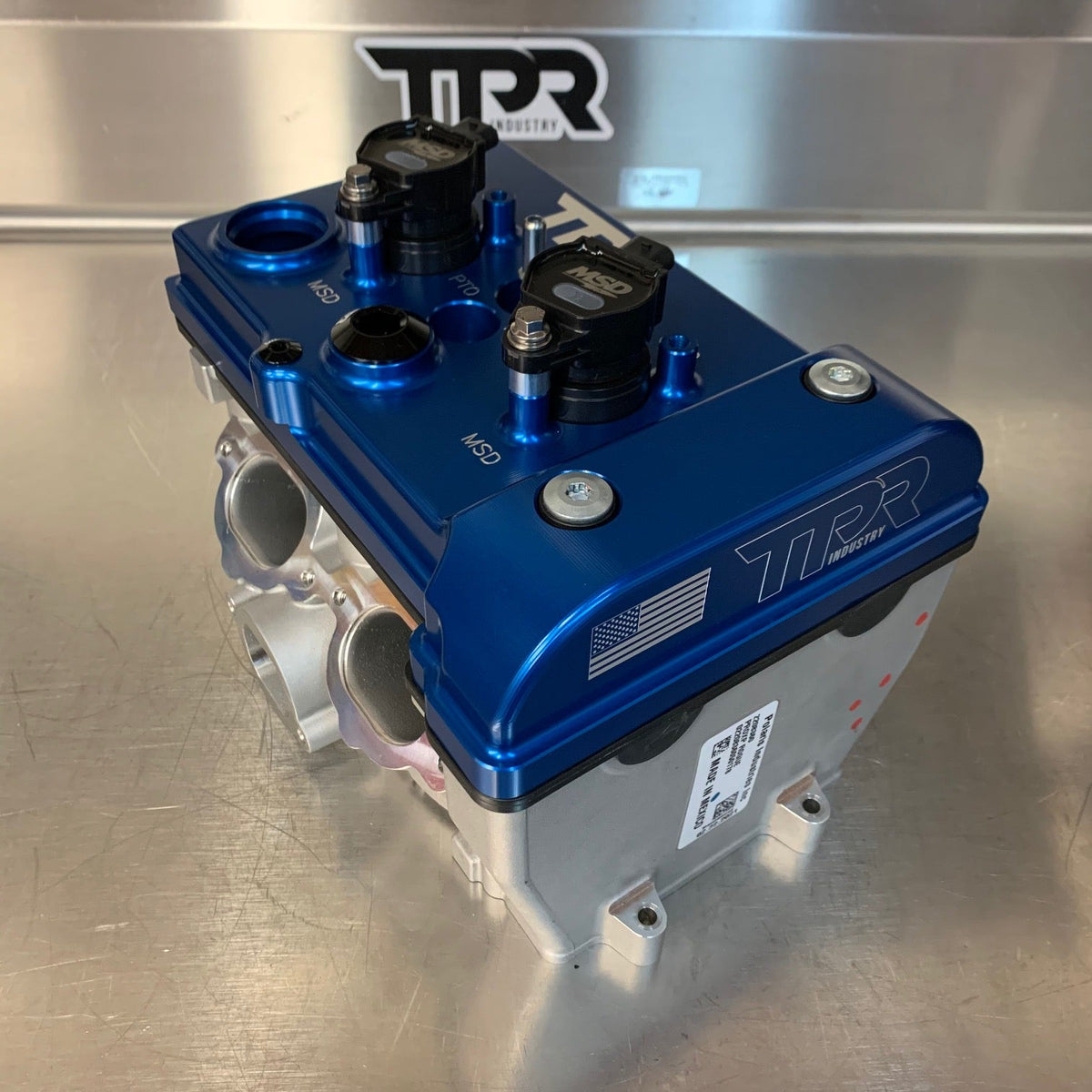 TPR016 - BLUE Billet Valve Cover - Turbo R / Pro XP – Treal Performance