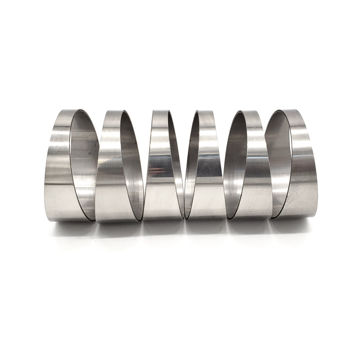 1.500" 16ga Tight Radius (1D) Pie Cut 304 Stainless (90° Bend - 6 Piec ...