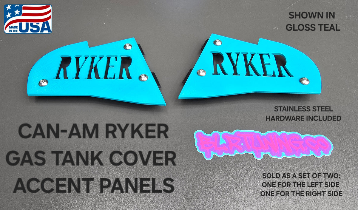 CAN-AM RYKER GAS TANK COVER ACCENT PANELS – Treal Performance